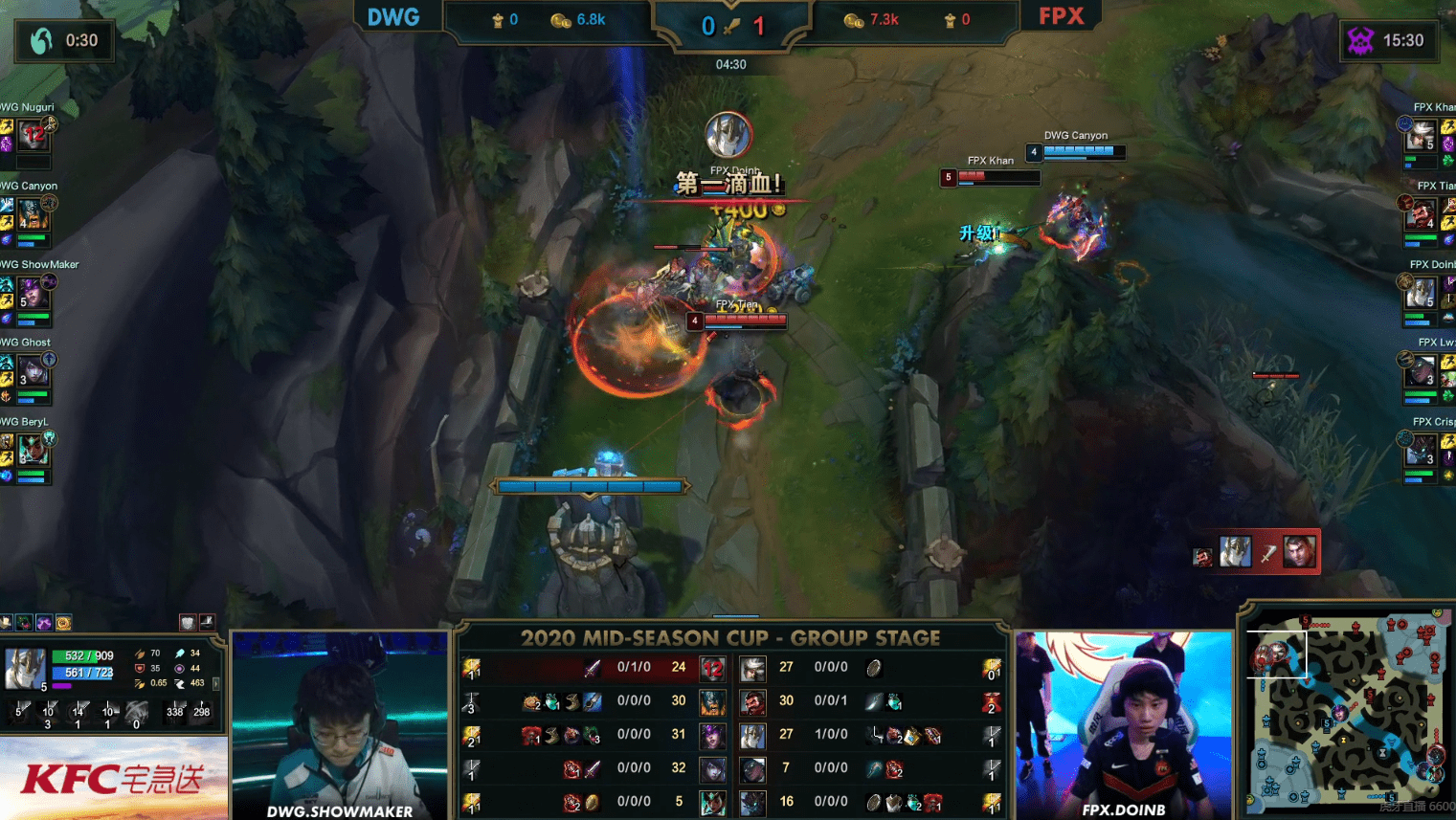 LOL：doinb赛后采访讲述最后一波团战细节，被推还想着反一波！-搜狐大视野-搜狐新闻