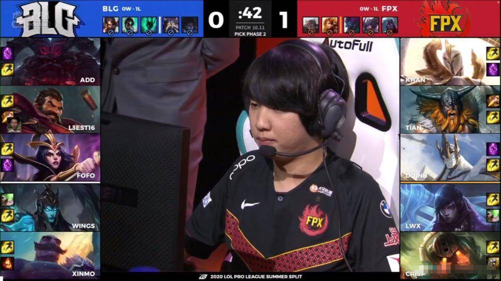 FPX暴打BLG拿首胜，Khan六翼天使大杀四方，Theshy看见了吗_KHan