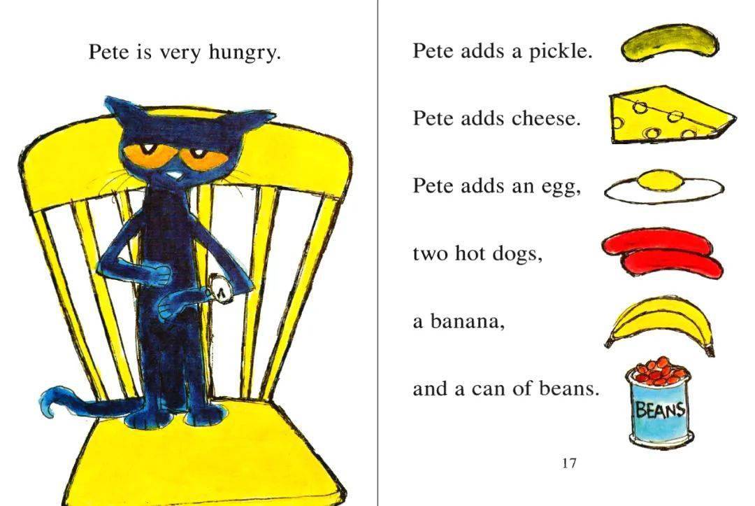 【有声绘本故事】《Pete The Cat Pete's Big Lunch》皮特的丰盛午餐_is