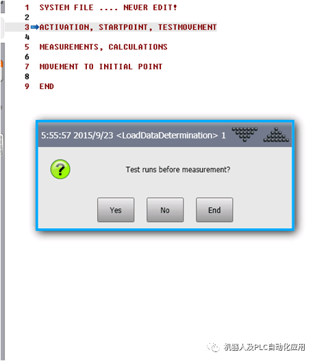 KUKA机器人之Load data determination计算负载数据的应用分析_运行