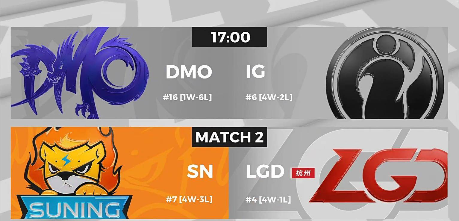 LPL明日赛事前瞻：IG、LGD冲击第五胜，DMO取胜难度较大_比赛