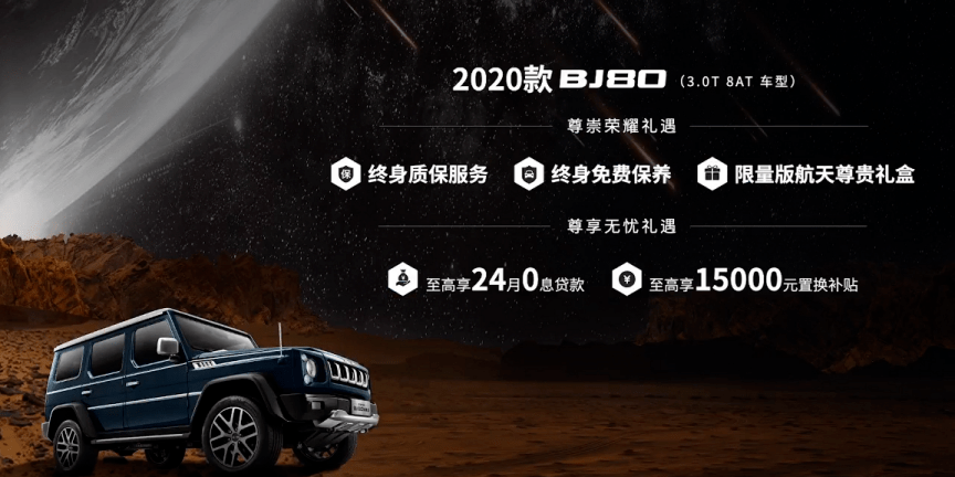 新车 | 售价29.8-39.8万元 2020款BJ80携手中国第一辆火星车荣耀上市_搜狐汽车_搜狐网