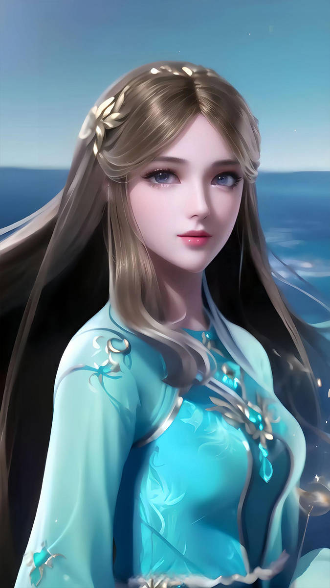 斗罗大陆宁荣荣AI手机壁纸：七宝琉璃宗的掌上明珠-搜狐大视野-搜狐新闻