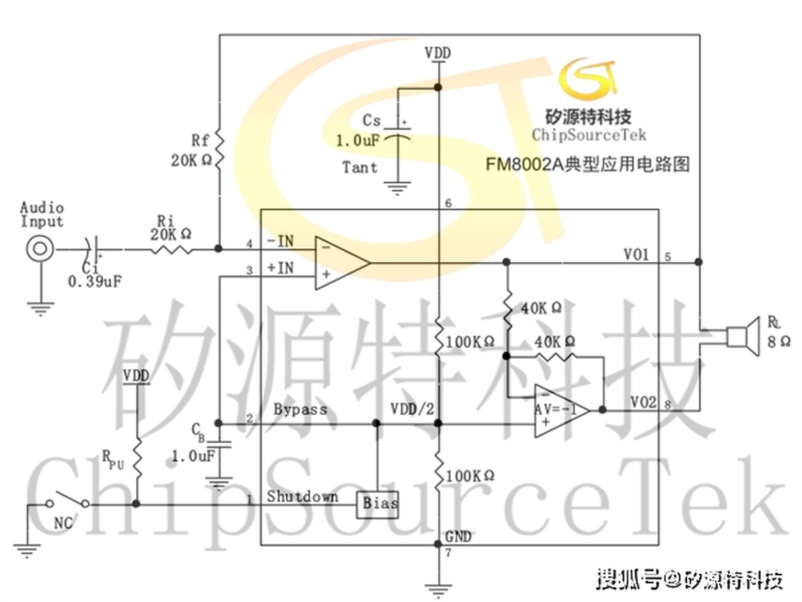 矽源特ChipSourceTek-FM8002A图集