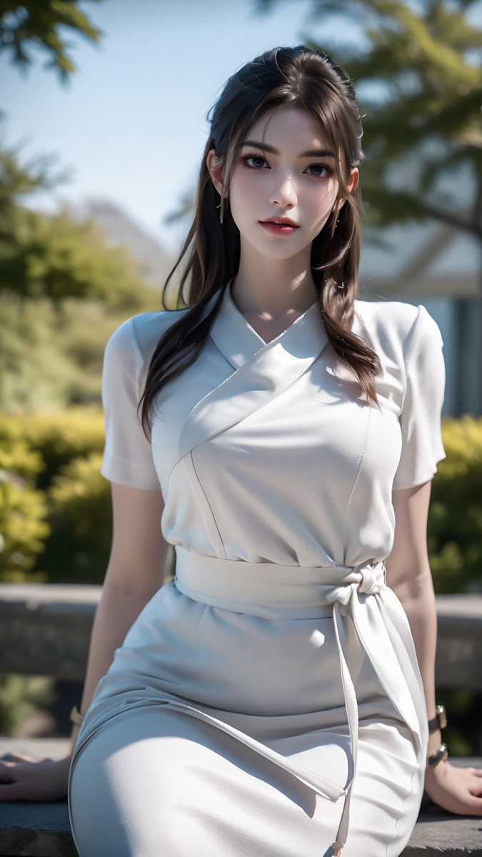 国漫女神AI绘画壁纸｜《永生》方清雪高清手机壁纸