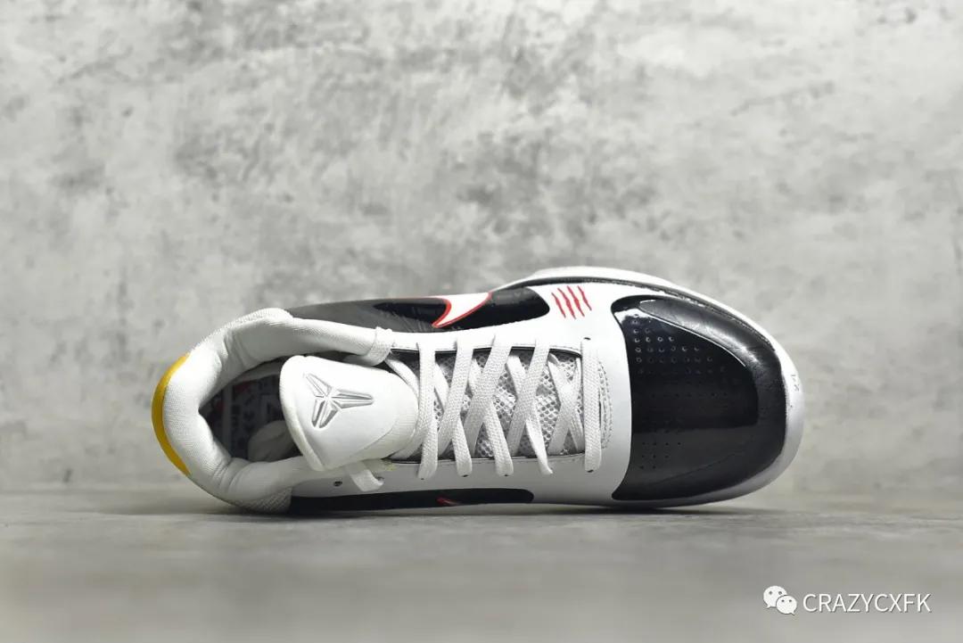 耐克科比ZK5代 Nike Zoom Kobe 5 Alternate BRUCE LEE 黑白李小龙 CD4991-700_细节