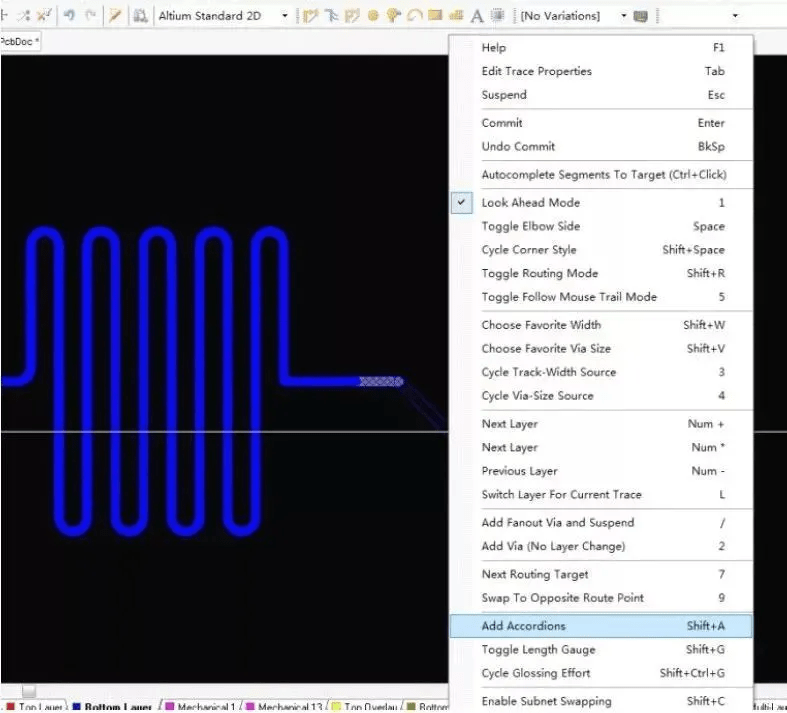 EDA365：吐血整理：18种PCB特殊走线的画法与技巧 !_操作