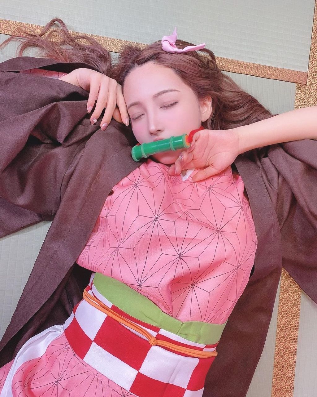 鬼灭之刃：祢豆子的cos，我最服这一版_日本