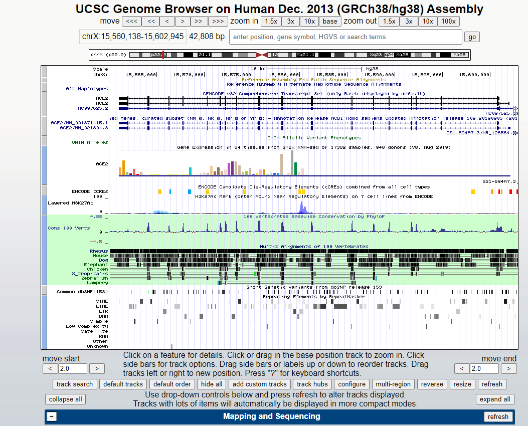UCSC基因组浏览器大科普_序列