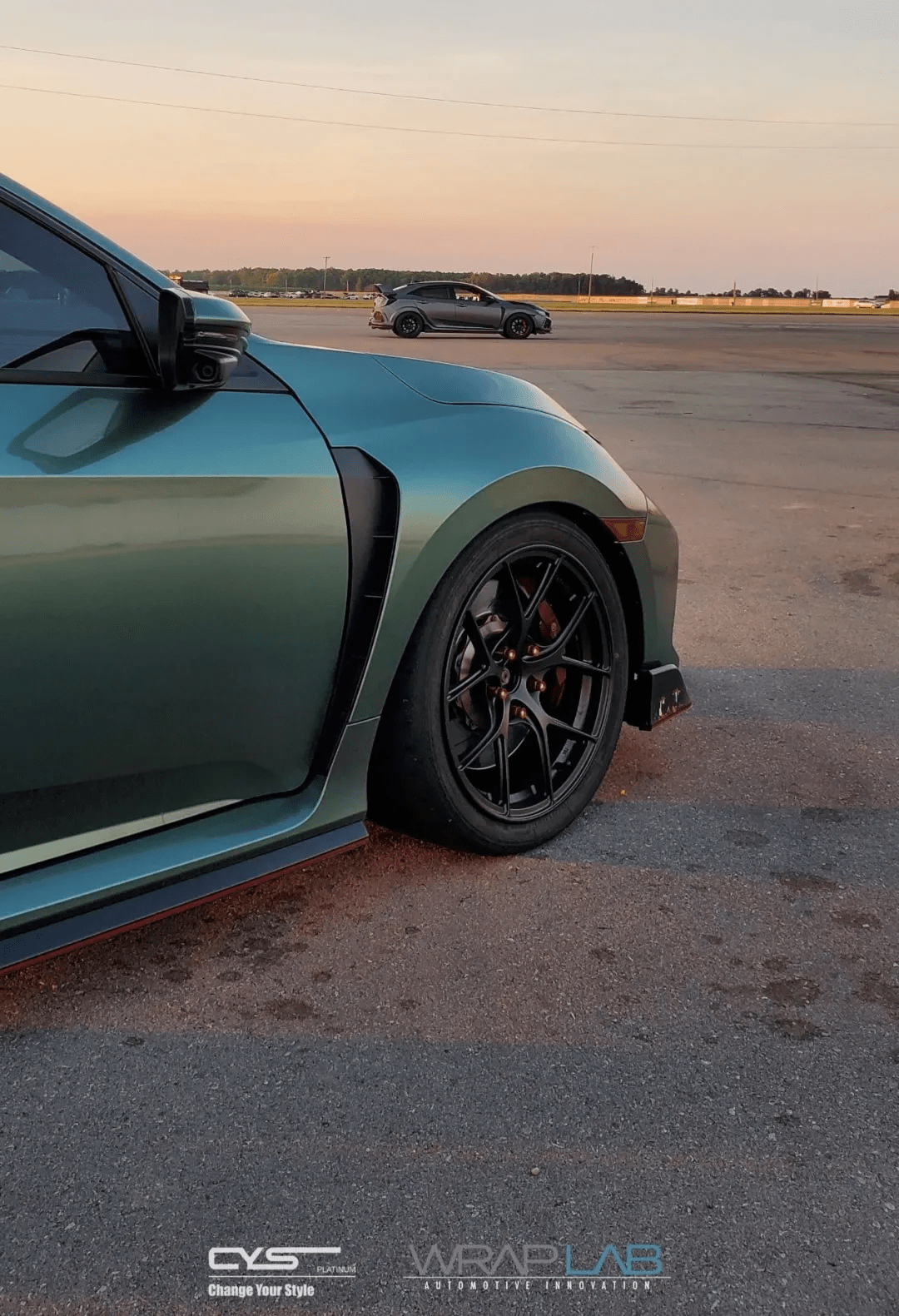 本田迷的福利，Type-R改色中性绿，简直美绝了！_搜狐汽车_搜狐网