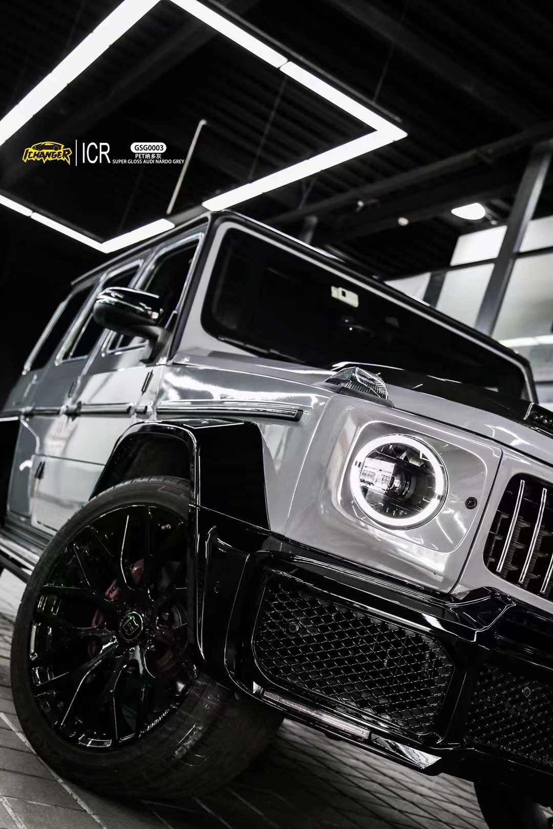 奔驰 G系改巴博斯套件，Ichanger（ICR）改变者改色膜PET纳多灰_搜狐汽车_搜狐网