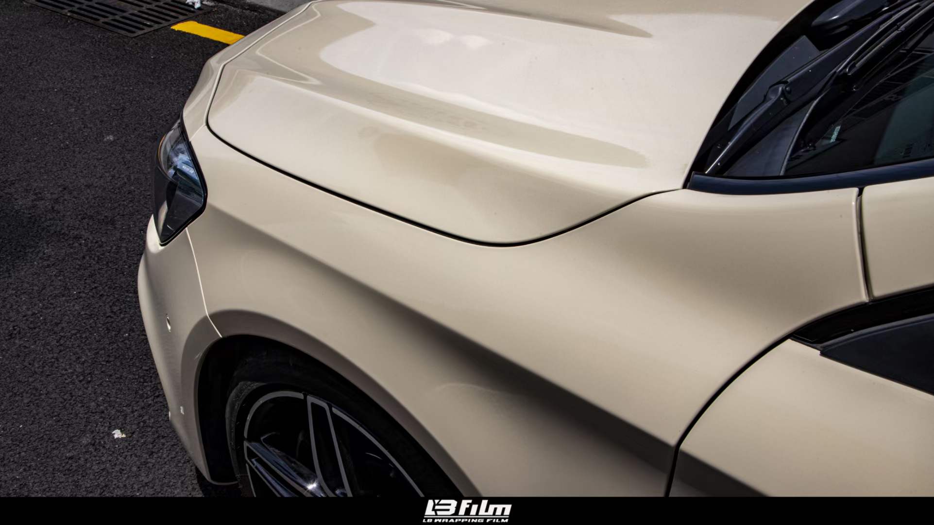 奔驰-CLA200贴膜LB FILM改色膜高亮卡其米兰_搜狐汽车_搜狐网