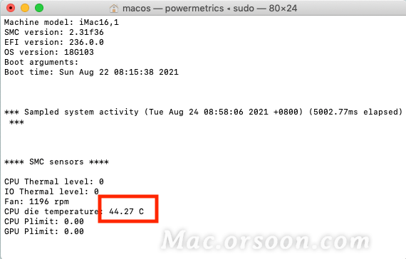 mac怎么看cpu温度？教你不装软件查看 Mac CPU芯片温度_散热