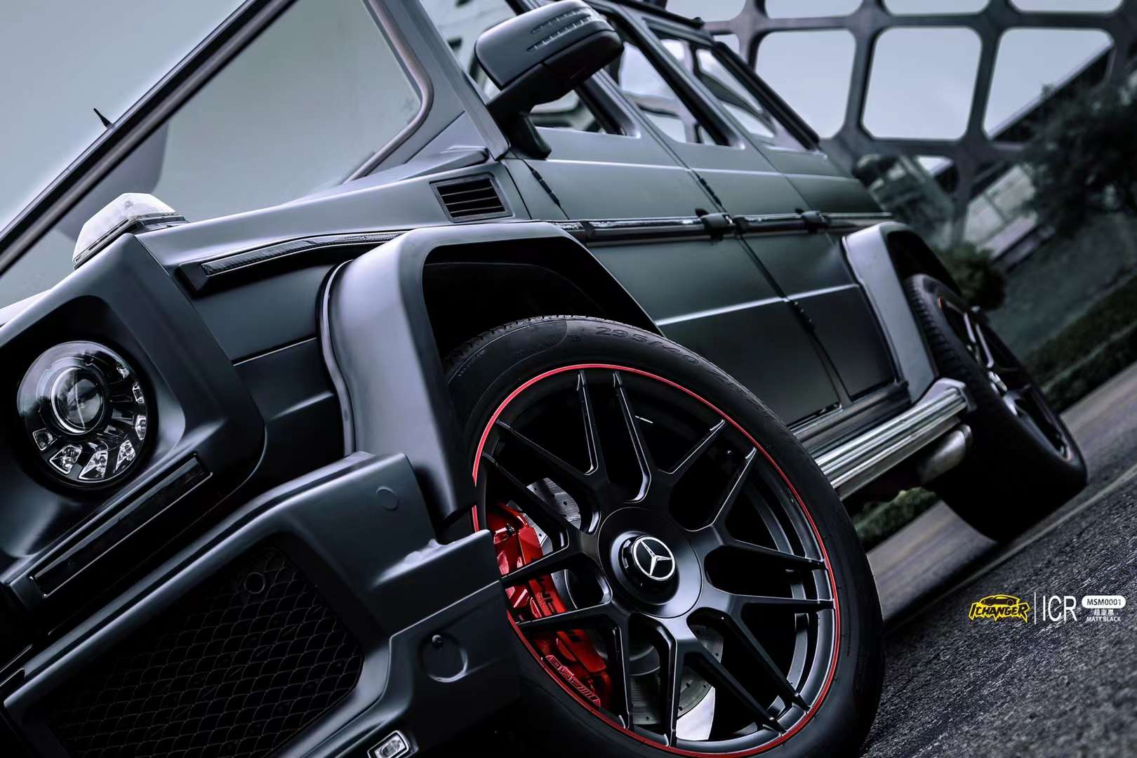 奔驰 G63汽车贴膜Ichanger（ICR）改变者改色膜亚黑_搜狐汽车_搜狐网