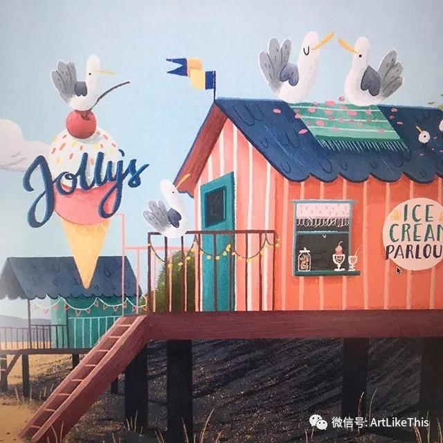 【插画】lucy semple：明丽、舒适、惬意_Amelia