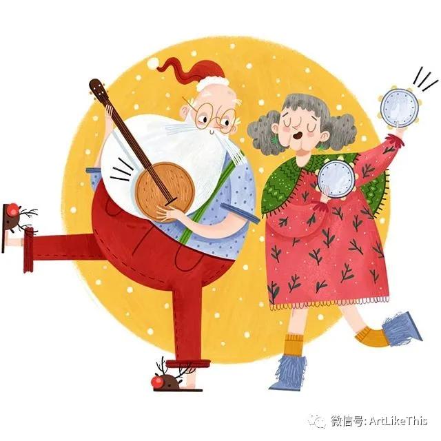 【插画】lucy semple：明丽、舒适、惬意_Amelia