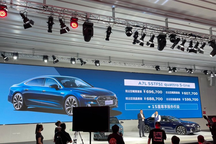 3.0T V6+quattro四驱 上汽奥迪A7L预售59.97万起_搜狐汽车_搜狐网