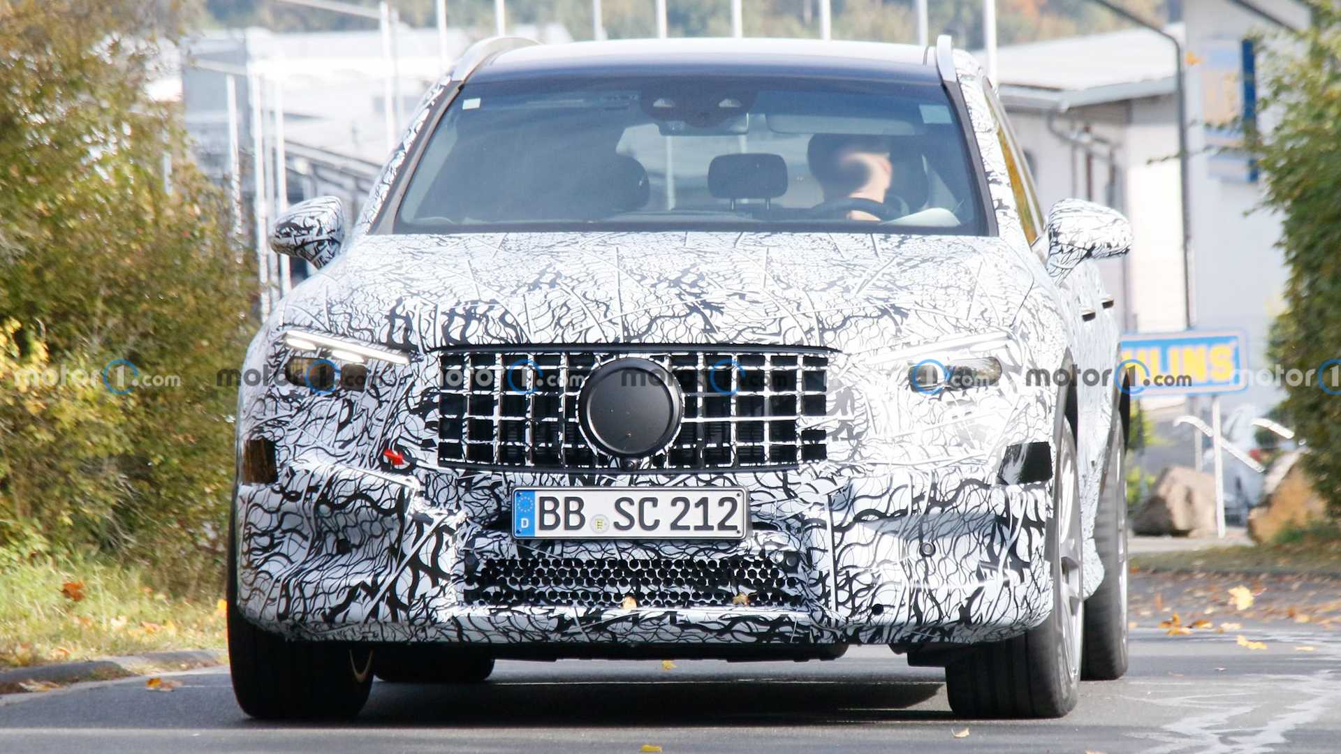 2.0T插混系统加持 全新AMG GLC 63谍照曝光 再见大V8_搜狐汽车_搜狐网