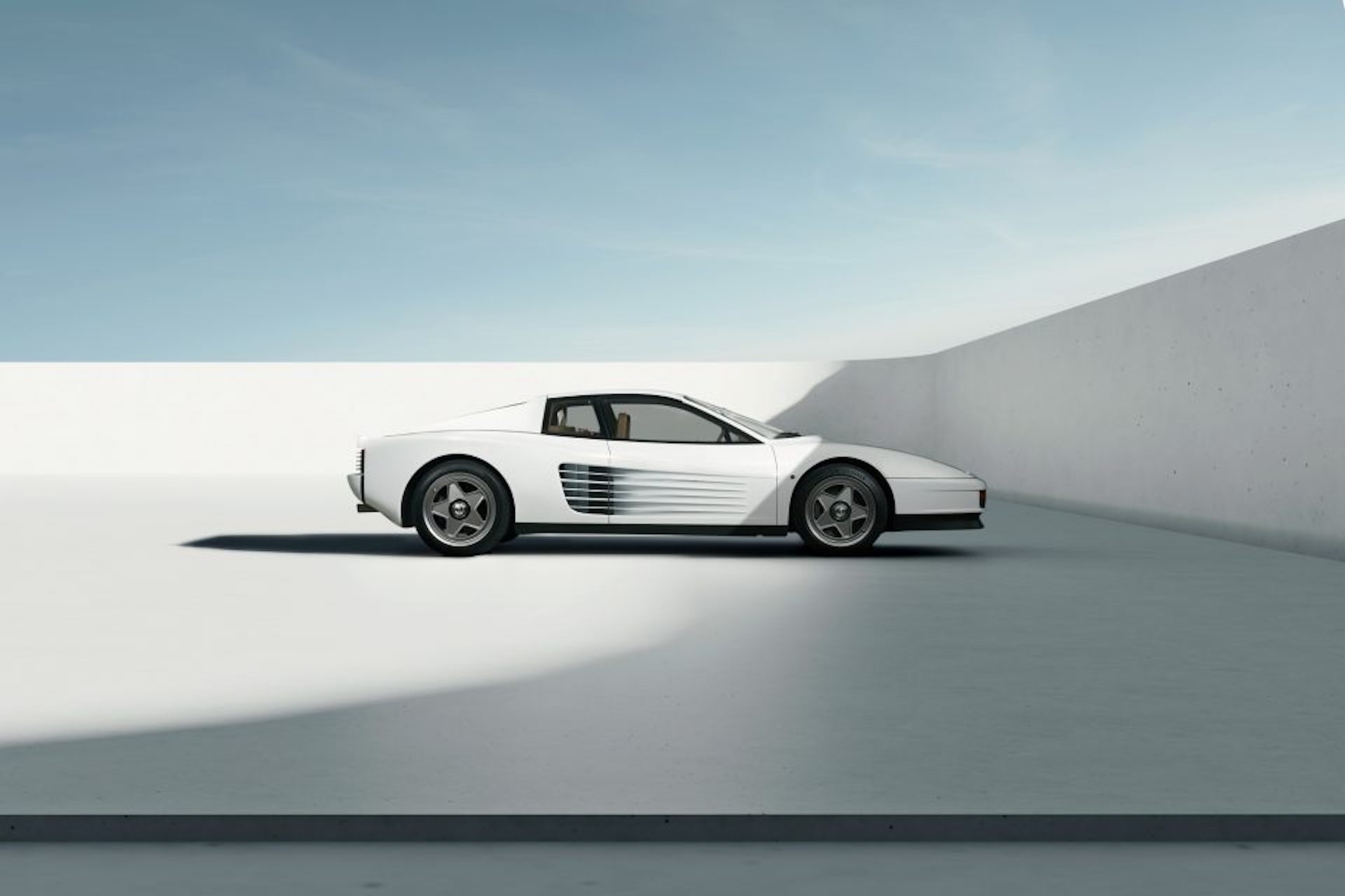 惊世之作，传承经典，纯白法拉利Testarossa的魅力_搜狐汽车_搜狐网