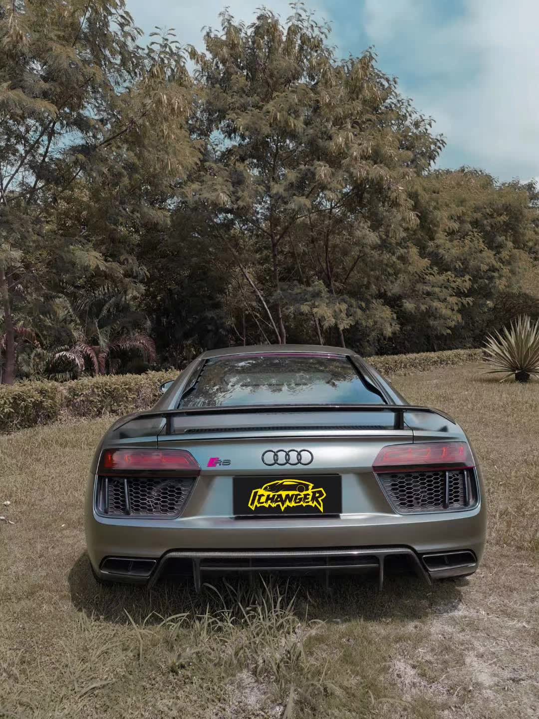 奥迪 R8贴膜Ichanger（ICR）改变者重金属碳灰（新品）_搜狐汽车_搜狐网