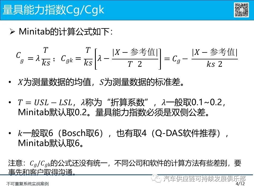 干货｜不可重复测量系统实战案例（含量具能力指数Cg/Cgk计算）_搜狐汽车_搜狐网