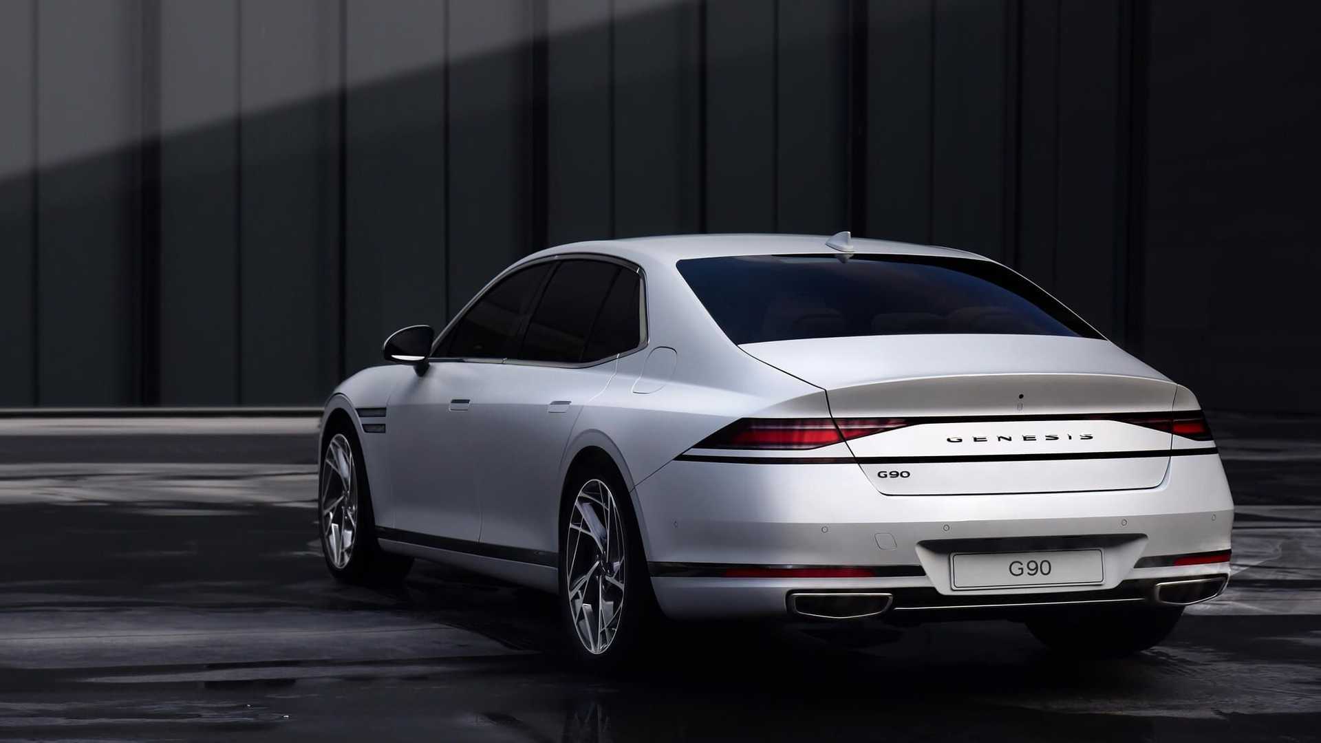 2022款捷尼赛思G90发布 5.0L V8+8AT会引入？轴距加长190mm学德系？_搜狐汽车_搜狐网