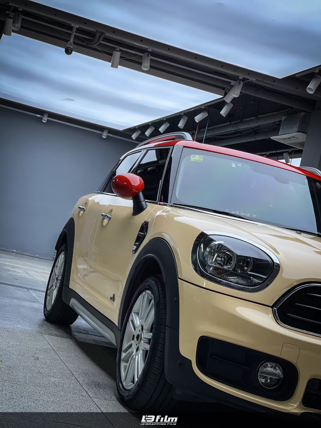 宝马-mini（LBFILM改色膜）高亮沙丘米兰，沙漠风暴的感觉_搜狐汽车_搜狐网