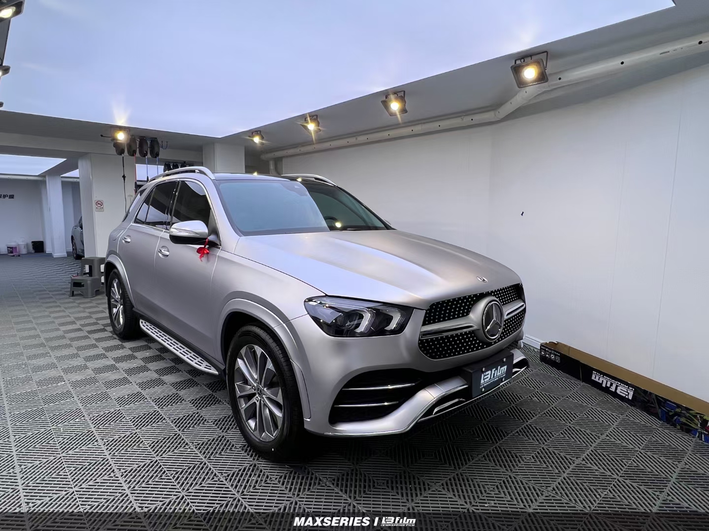 奔驰-GLE350车身LBFILM改色膜LB超亚极光银_搜狐汽车_搜狐网