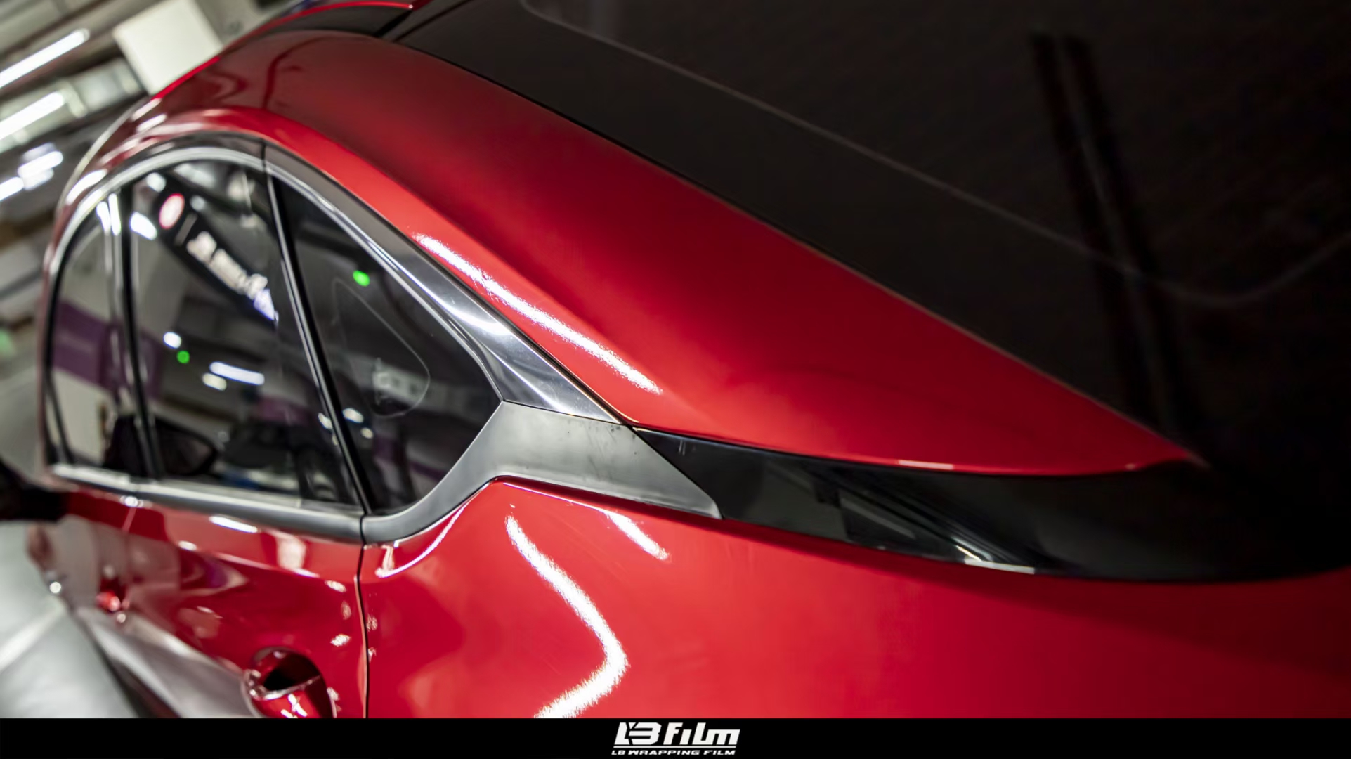 广汽传祺-Aion s全车LB FILM改色膜超亮金属玫瑰红_搜狐汽车_搜狐网