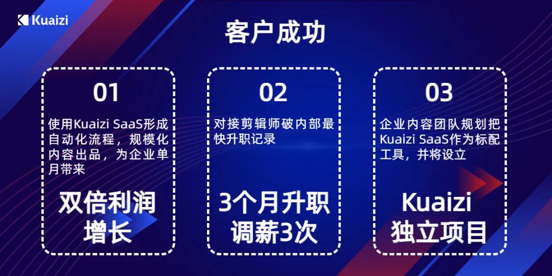 客户成功 | 3个月调薪升职3次，这位剪辑师做对了什么？_Kuaizi_SaaS_公司