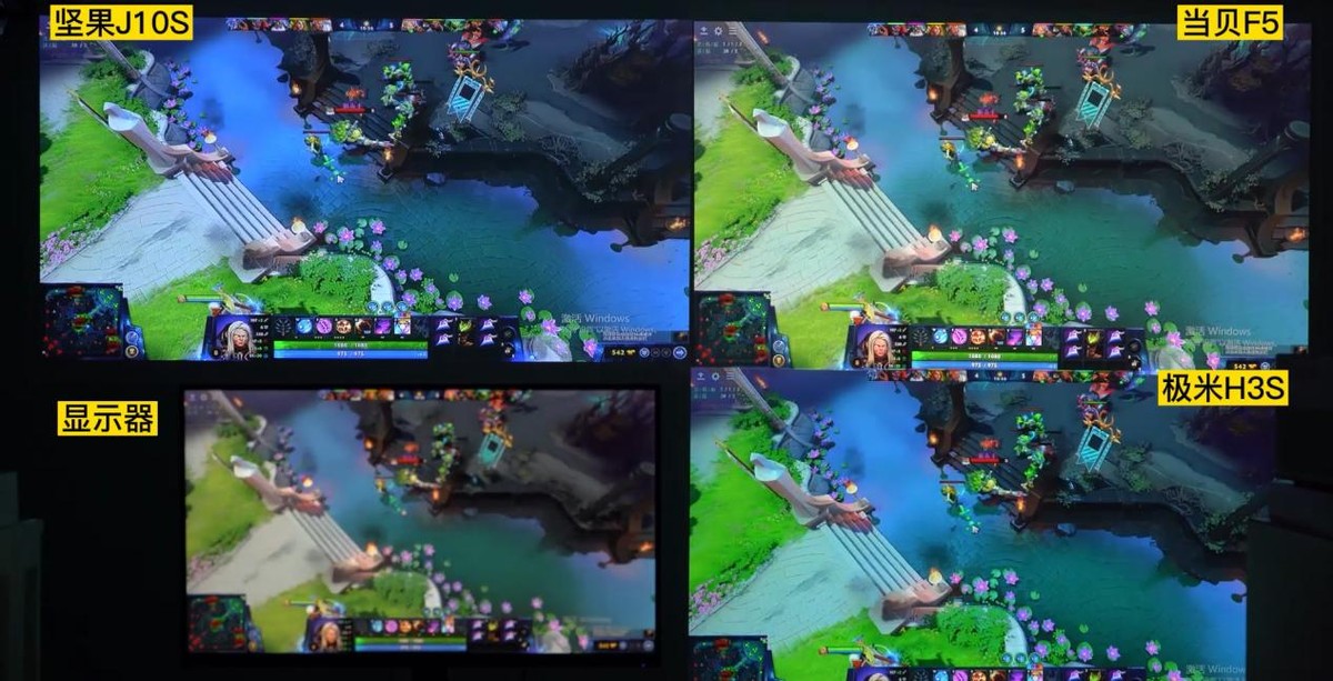 当贝F5，坚果J10S，极米H3S哪一款更香？三款投影仪对比横评体验！_徕卡_画面_颜色