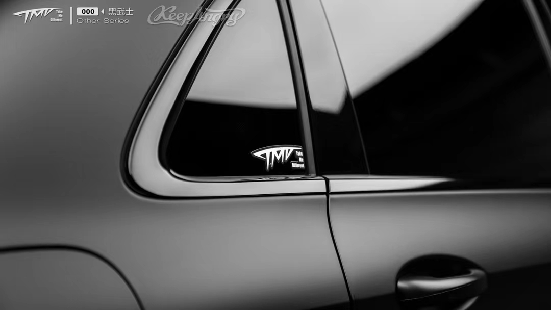改色膜用质感的黑武士，TMD潮牌奔驰E300L 黑武士改色膜_搜狐汽车_搜狐网