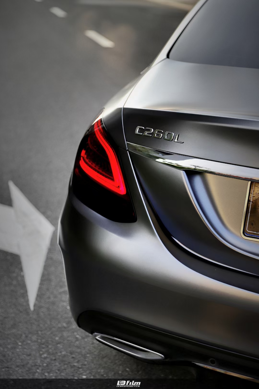 禁欲与张扬，奔驰C260电光深邃灰改色膜 LBFILM_搜狐汽车_搜狐网
