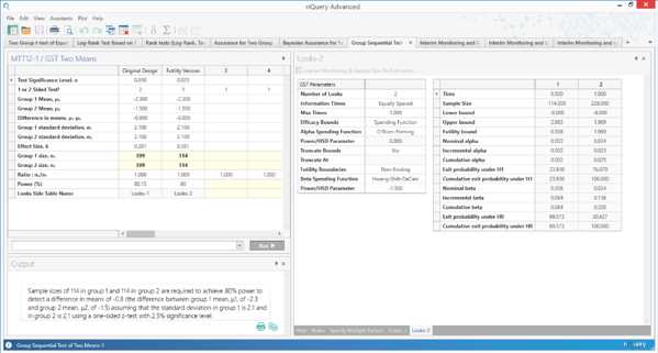 nQuery | 经典、贝叶斯和自适应试验设计平台_样本量_预测_trial