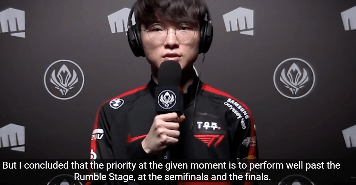 Faker：表现差是因为准备时间不足 半决赛、决赛会表现出色_比赛_自信心_对抗赛