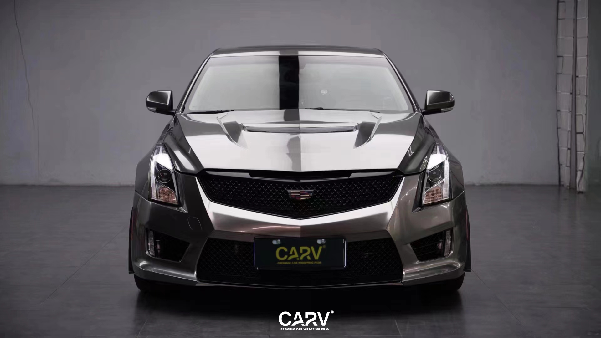 凯迪拉克ATSL卡孚改色膜白金液态金属银_搜狐汽车_搜狐网