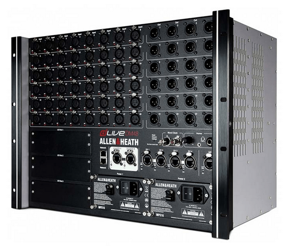 ALLEN&HEATH/艾伦 DM48 调音台配套接口箱_kHz_通道_冗余