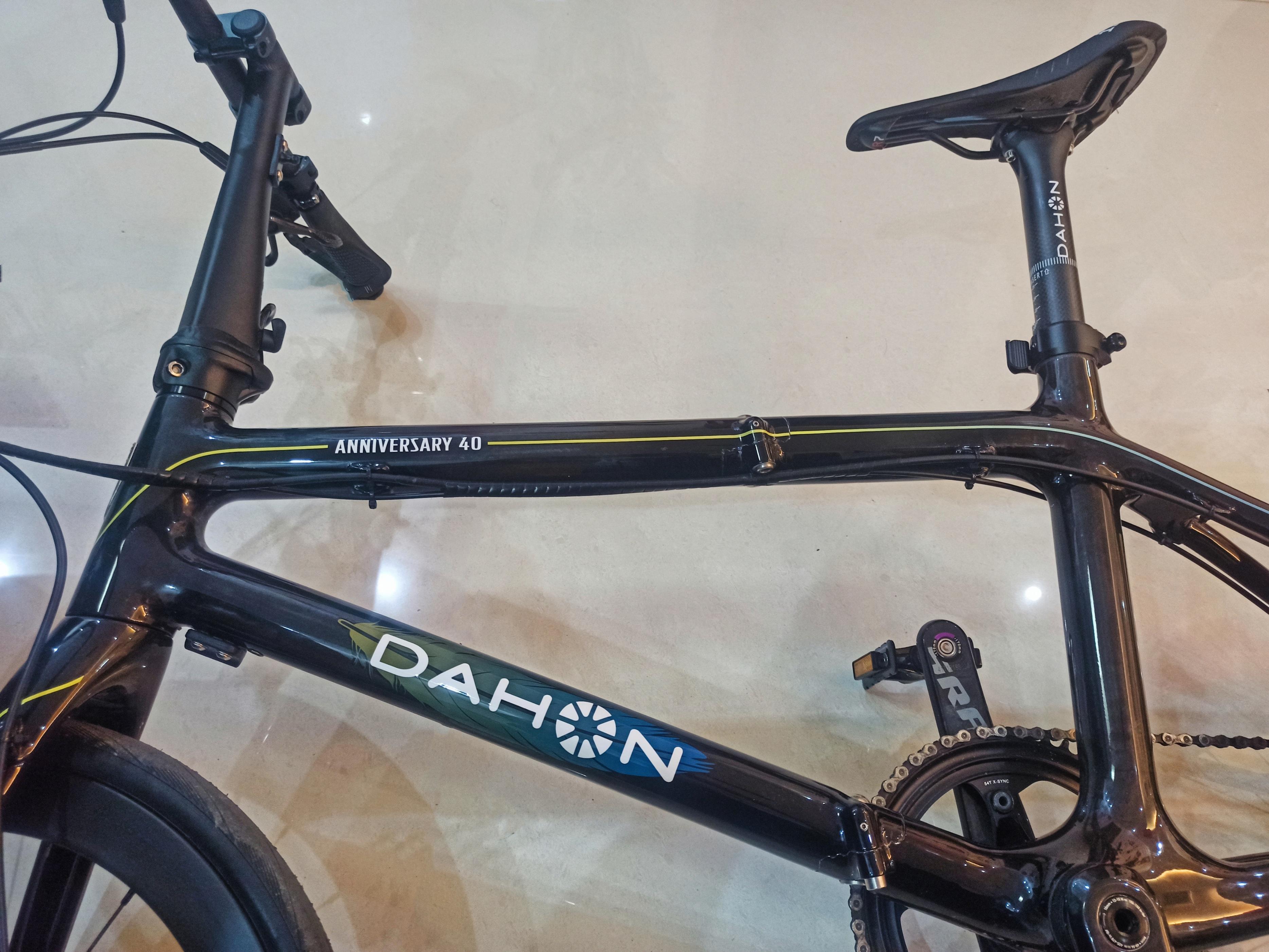 DAHON | 车友评测大行40周年限量版双梁碳纤维折叠车ODB015 · 初体验_搜狐汽车_搜狐网