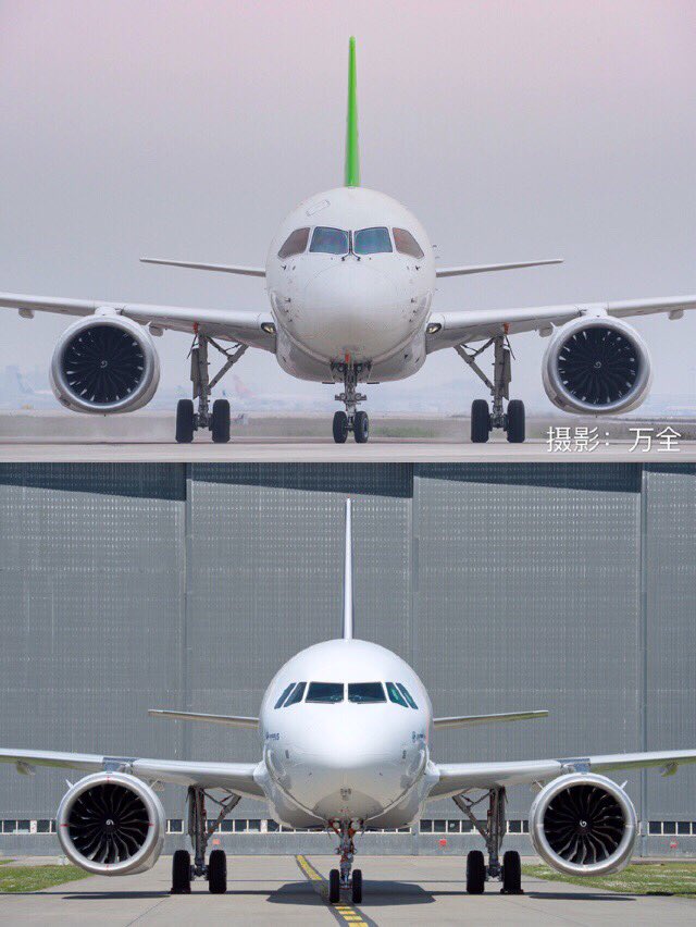 如何从外形上区分C919和A320NEO？看机头和机翼，可避免再闹笑话_翼梢_区别_机型
