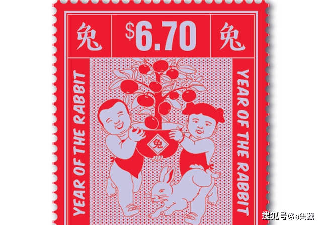 世界真奇妙 | 中国年画国潮登外国兔年邮票-搜狐大视野-搜狐新闻