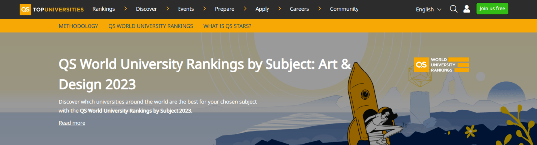 2023年QS世界大学艺术与设计学科排名新鲜出炉！TOP3易主？_全球_英国伦敦_院校