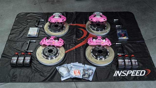 神奇车库-可可 丰田SUPRA升级INSPEED前六后四刹车套件_搜狐汽车_搜狐网