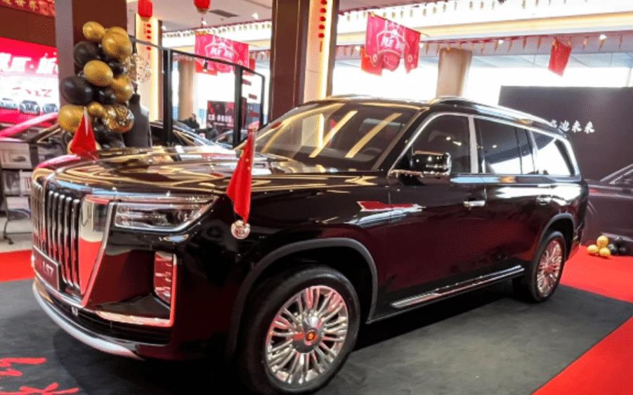 一汽红旗“LS7”到店，双旗杆设计，售价136.58万，比库里南霸气_搜狐汽车_搜狐网