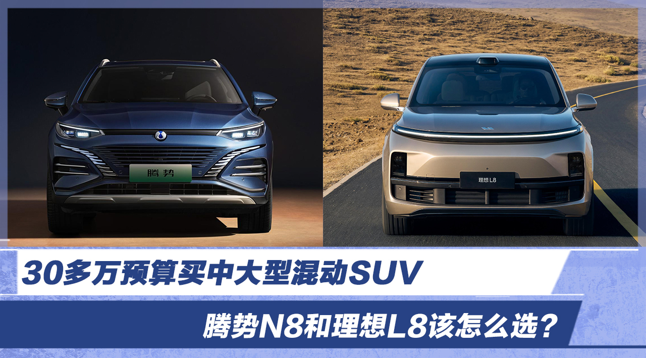 30多万预算买中大型混动SUV，腾势N8和理想L8该怎么选？_搜狐汽车_搜狐网