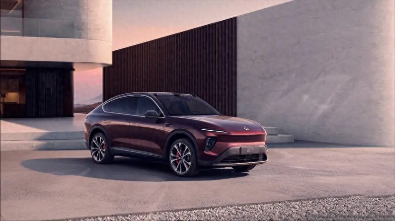 现款售价45.8万元起 蔚来EC7新配色官图发布 定名M42星云红_搜狐汽车_搜狐网