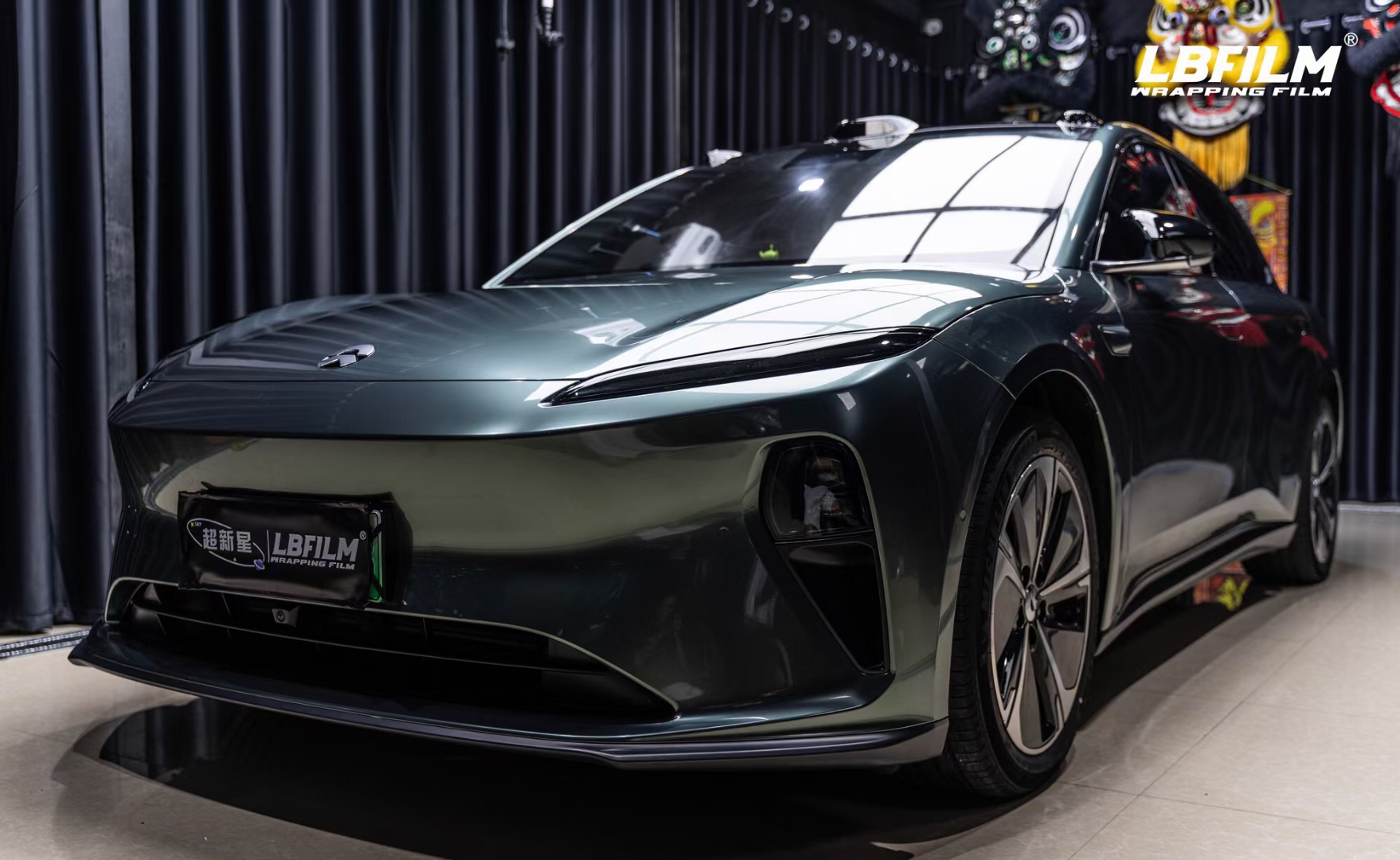 蔚来ET5-LB改色膜液态金属苍岭绿，,自带神秘感_搜狐汽车_搜狐网