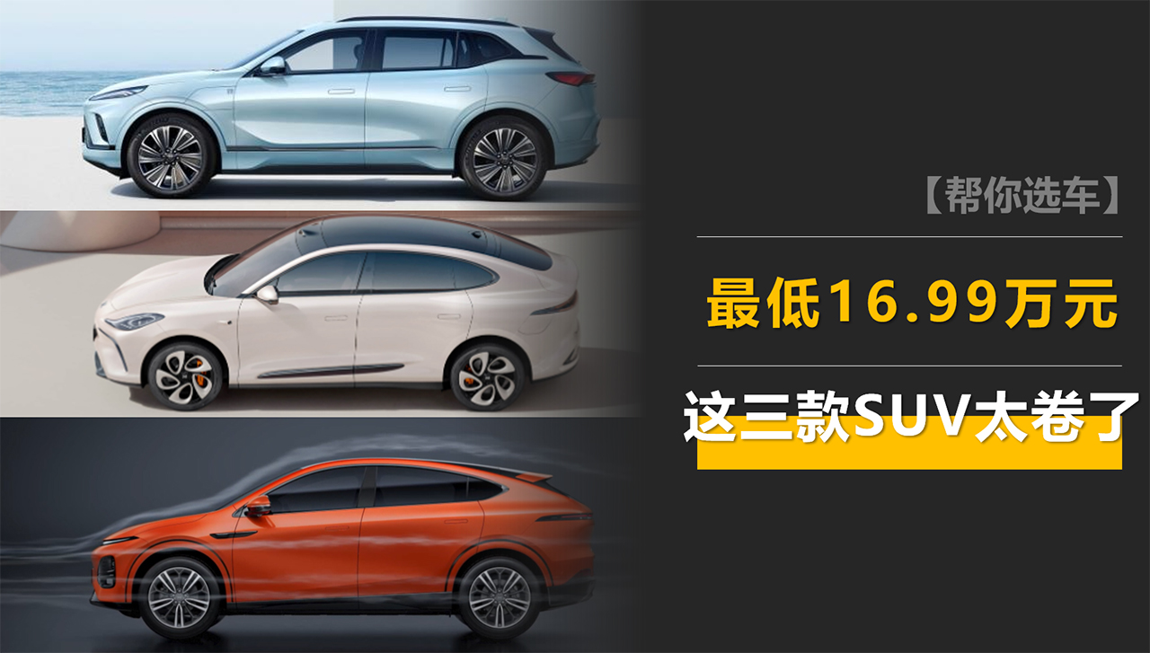 这三款纯电SUV赔本卖？最低16.99万元，还是合资+中大型尺寸_搜狐汽车_搜狐网
