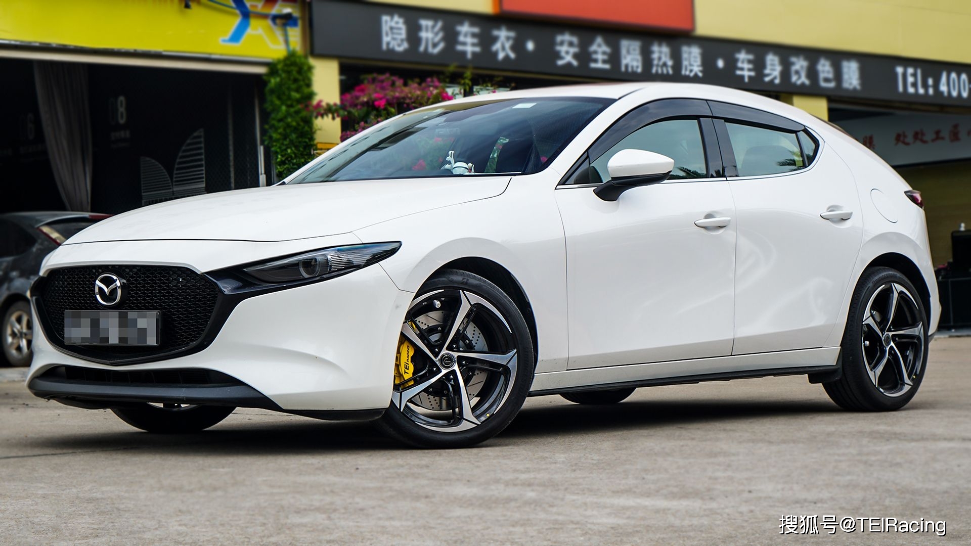 改装案例丨马自达3升级P40NS+大四活塞卡钳套件_搜狐汽车_搜狐网