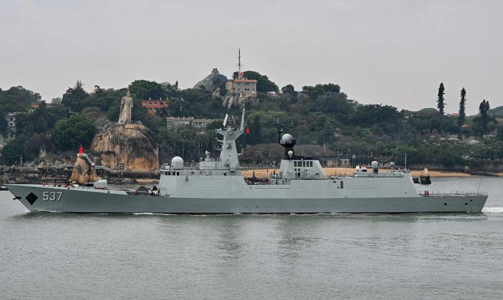 052D回击台军舰艇，解放军已经实现四大目标 -6parkbbs.com