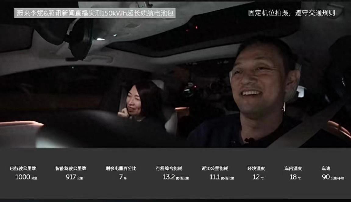 实测续航超1000km 李斌全程出镜体验蔚来150kWh电池包_搜狐汽车_搜狐网